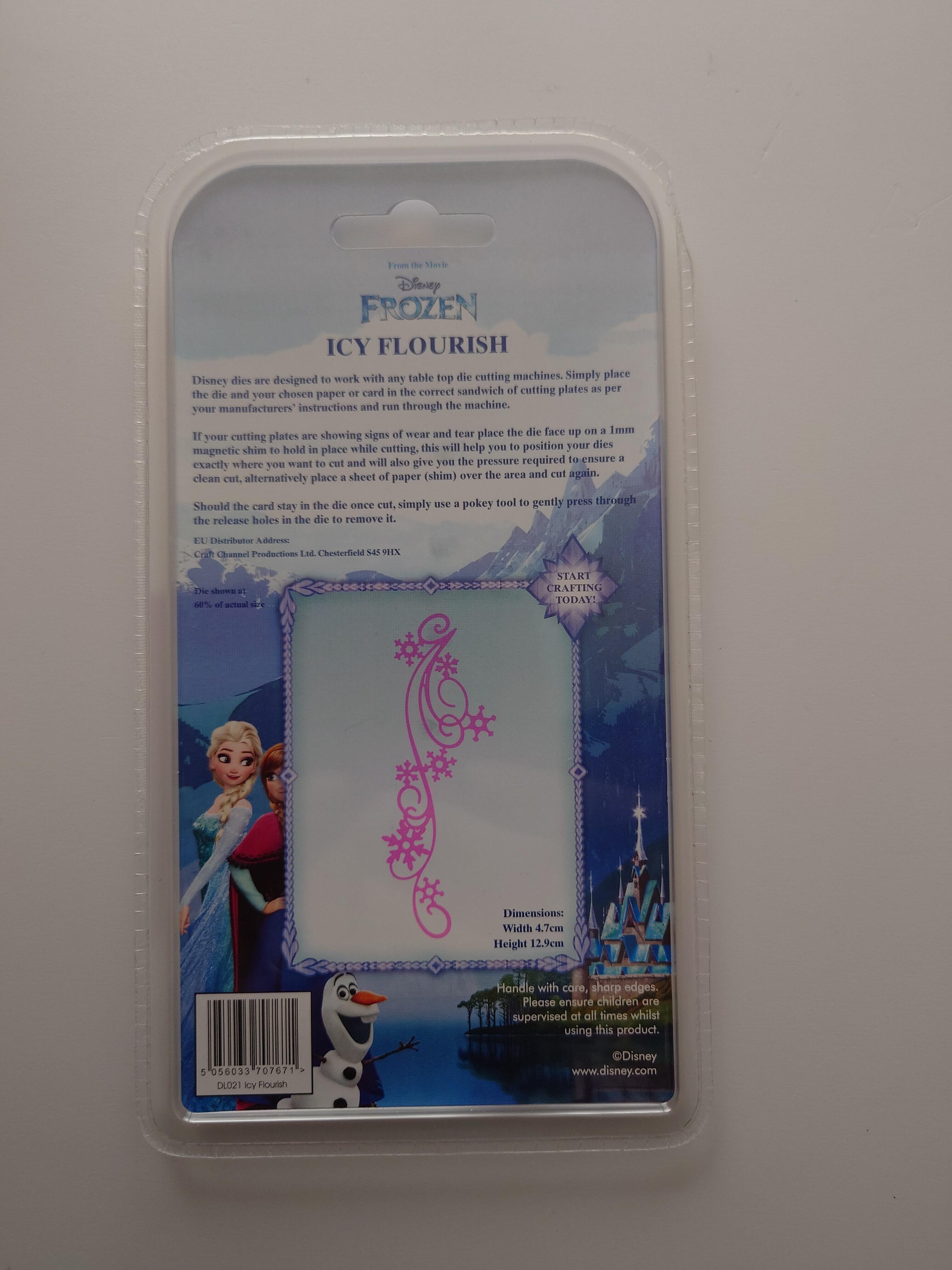 Disney Frozen Cutting Die Icy Flourish