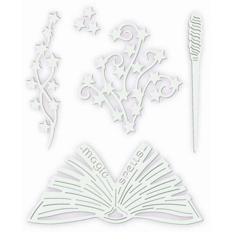 Sweet Dixie Spell Book and Wand Cutting Dies