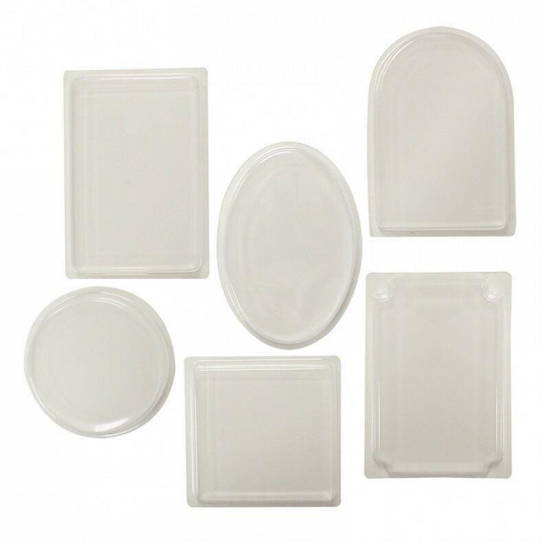 HUNKYDORY CLEAR DIMENSIONAL CARD FRONTS x 24 FOR APERTURE 3D DECO LARGE ...