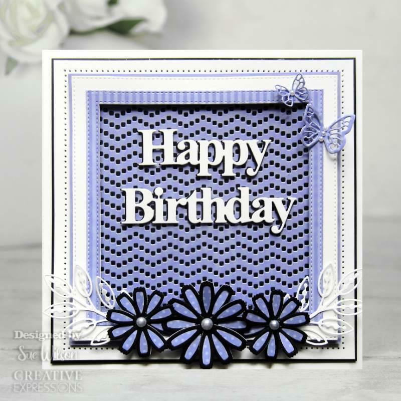 Creative Expressions Sue Wilson Background Collection Ric Rac Ribbon ...