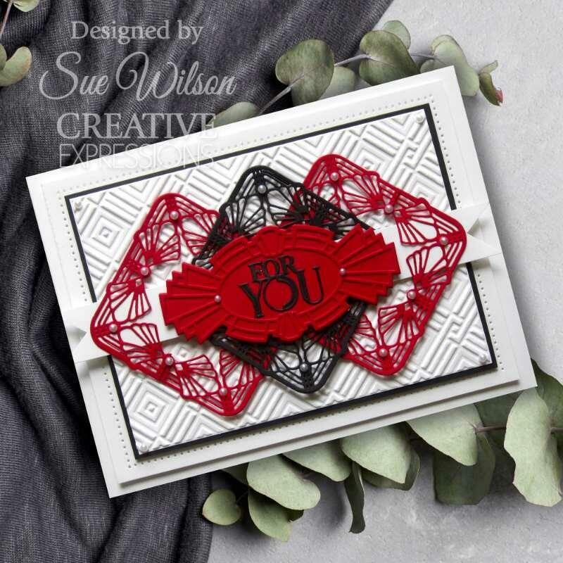 Creative Expressions Sue Wilson Interlocking Squares 5 in x 7 in 3D ...