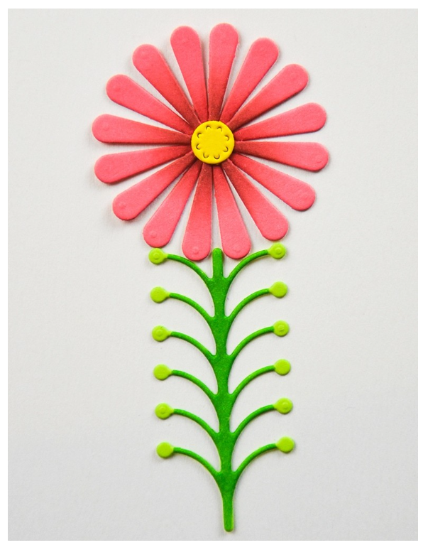 Birch Press Designs Block Print Daisy Flower Die Set