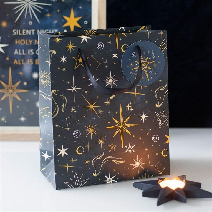 Starry Night Gift Bag - Medium - 23cm