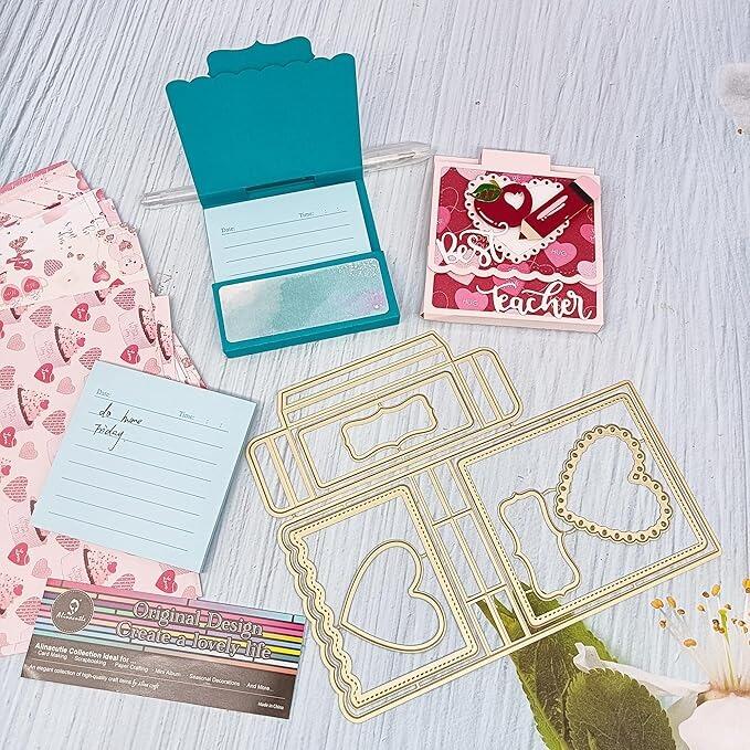 Alinacutle Notepad Sticky Notes Post-It Notes Holder Die Set