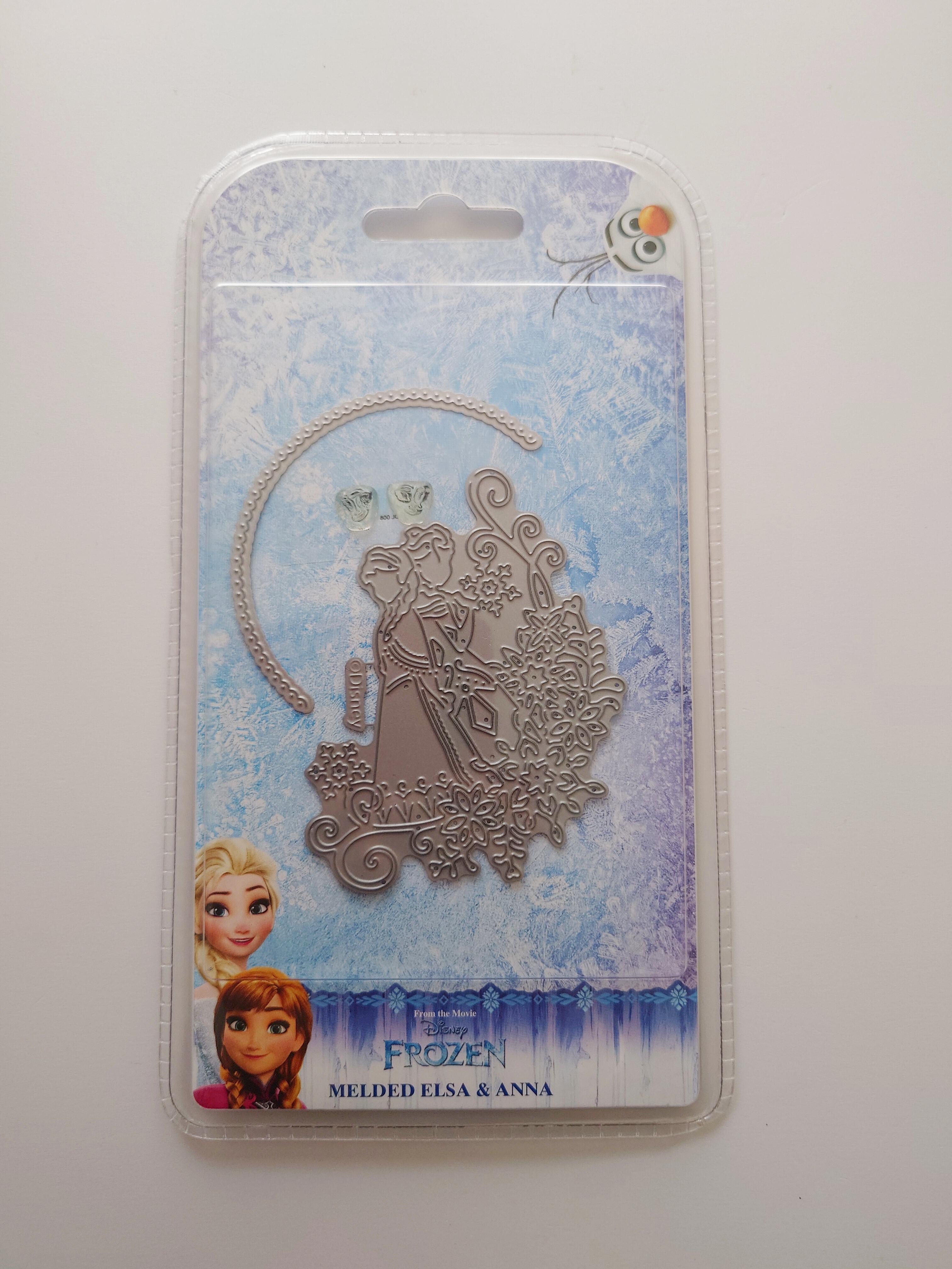Disney Frozen Cutting Die and Stamps Melded Elsa and Anna