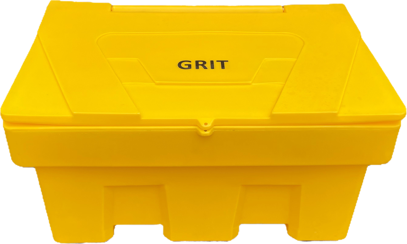 Nevis 450kg Grit Bin is a lockable grit bin salt box for white salt ...
