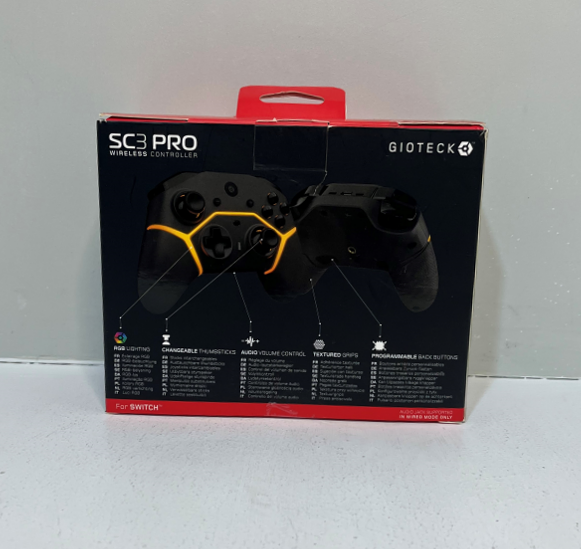 Gioteck SC3 Pro Nintendo Switch Wireless Controller - Black