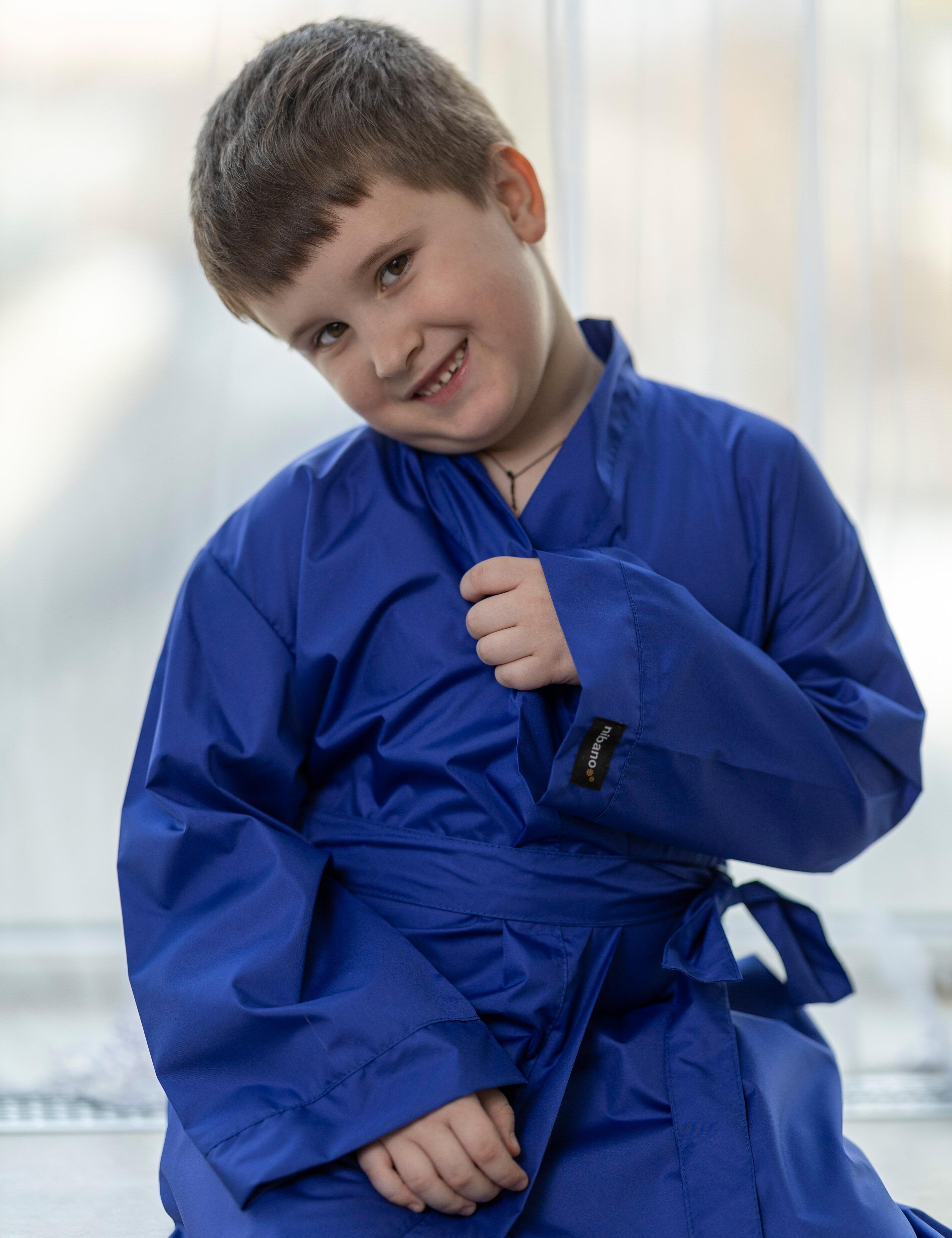 Nibano Salon Kids Kimono Gown or Robes Royal Blue available in 36 Colours