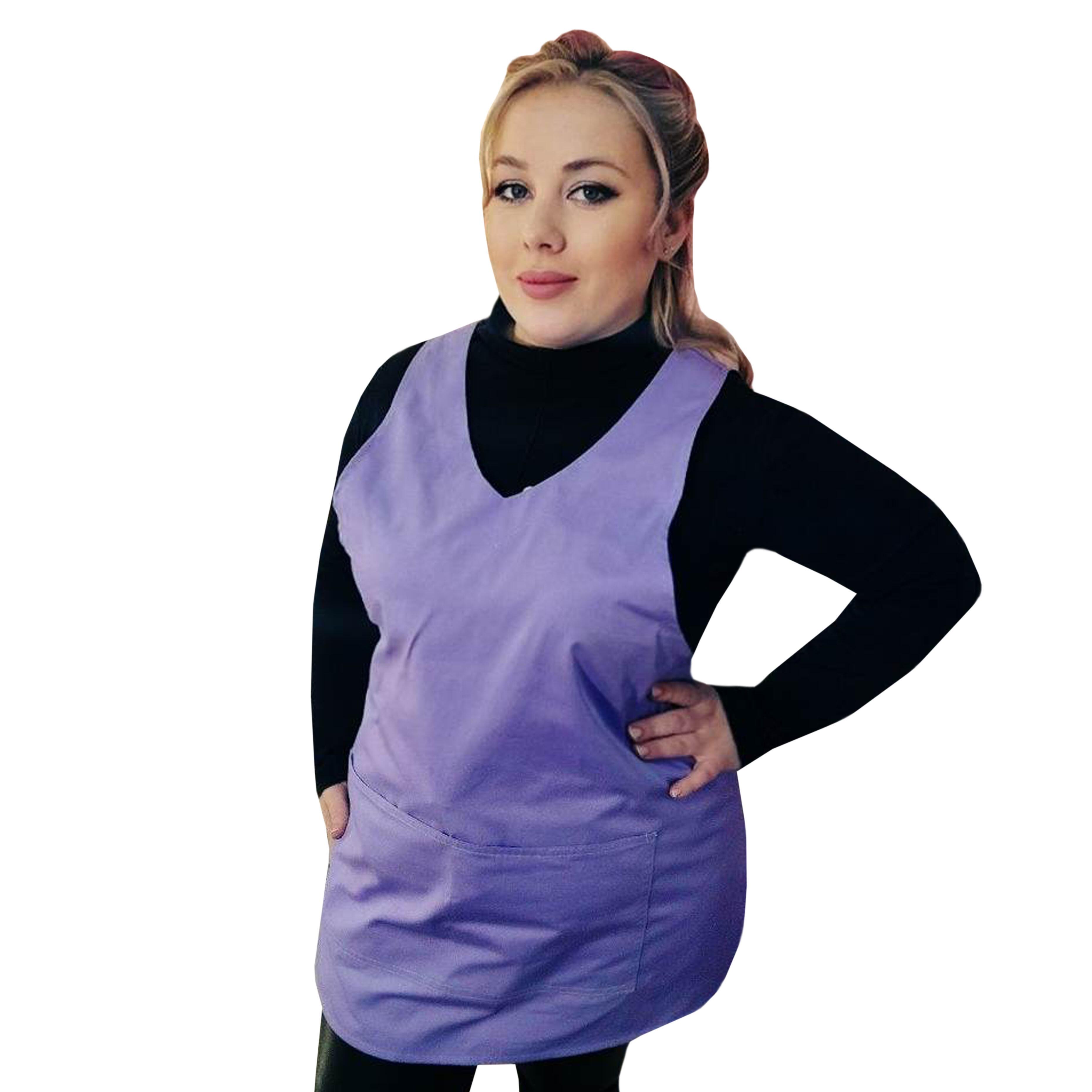 Nibano Wrap Around Apron Lilac available in 30 colours