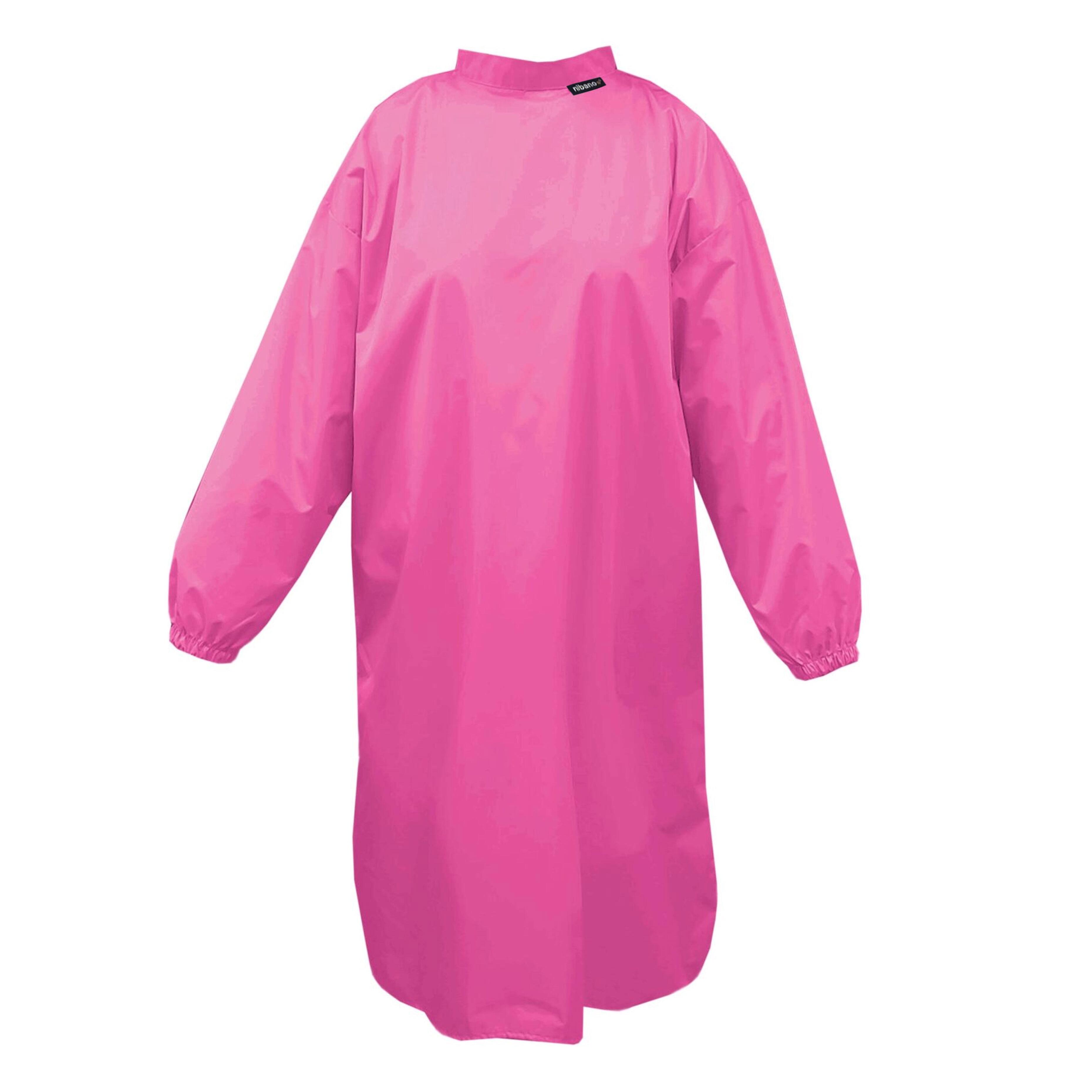 Nibano Hair Salon Cape with Sleeves Hot Pink with Velcro available in ...
