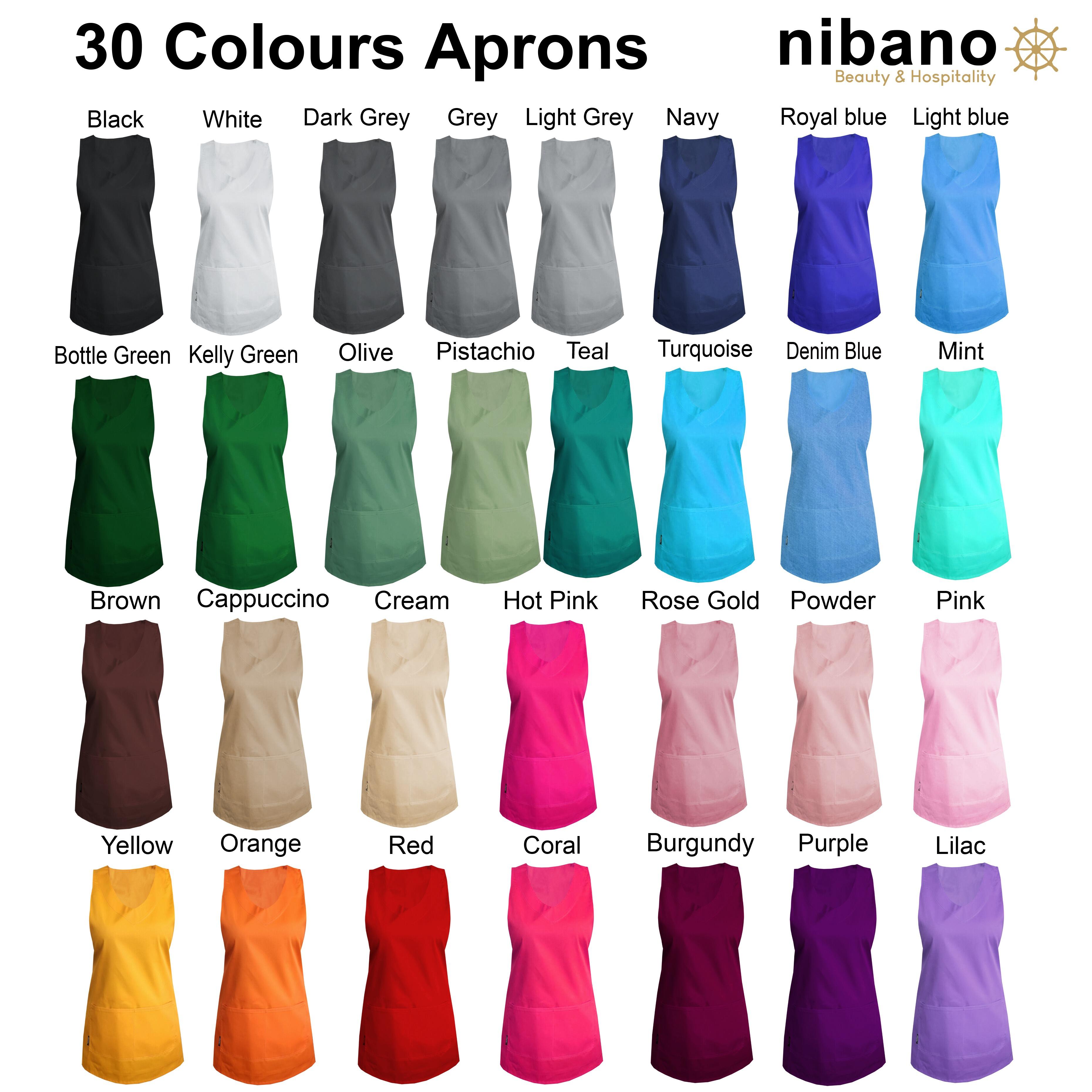 Nibano Wrap Around Apron Mint available in 30 colours