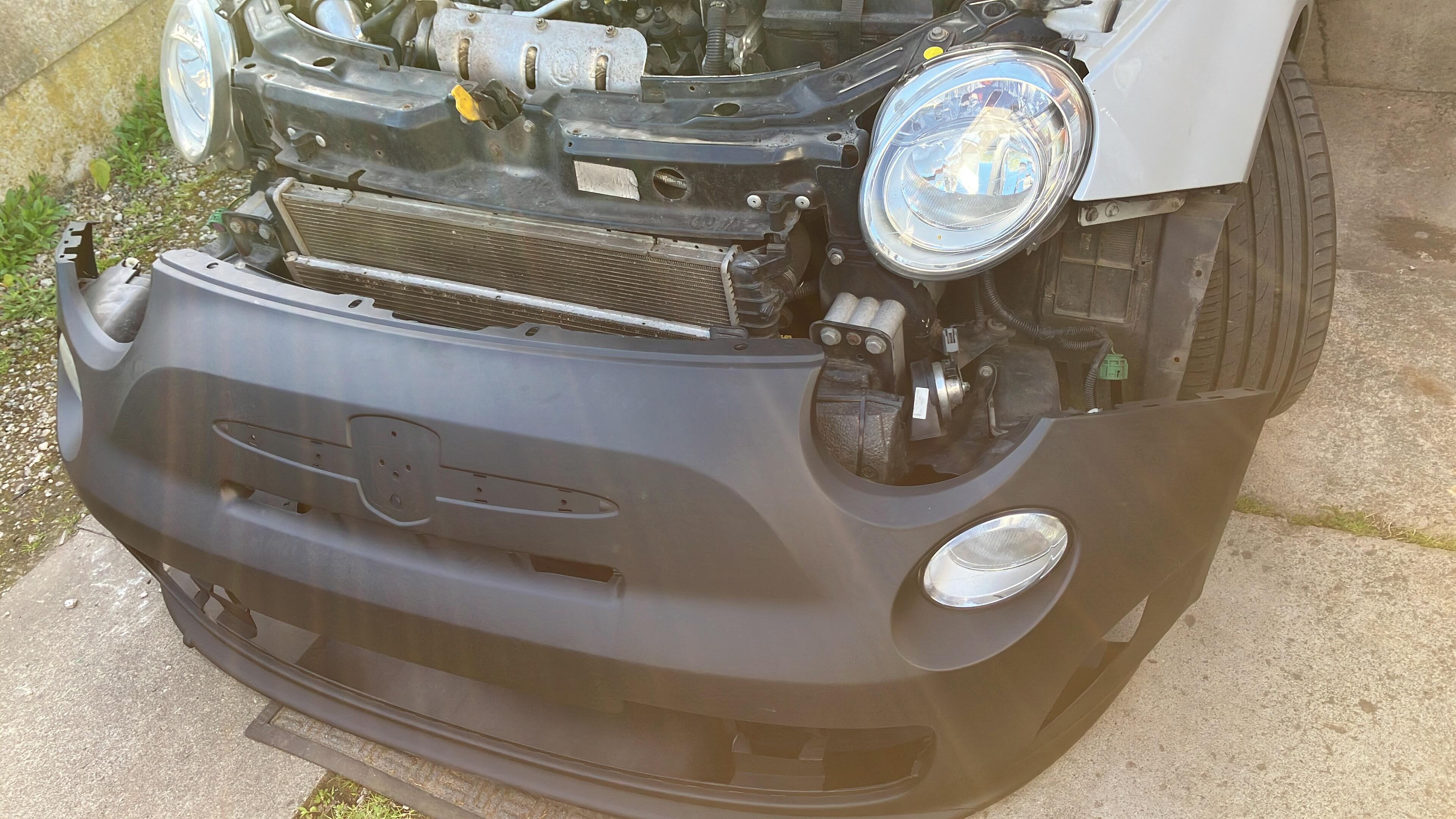 Abarth 500 Non-Genuine Front Bumper