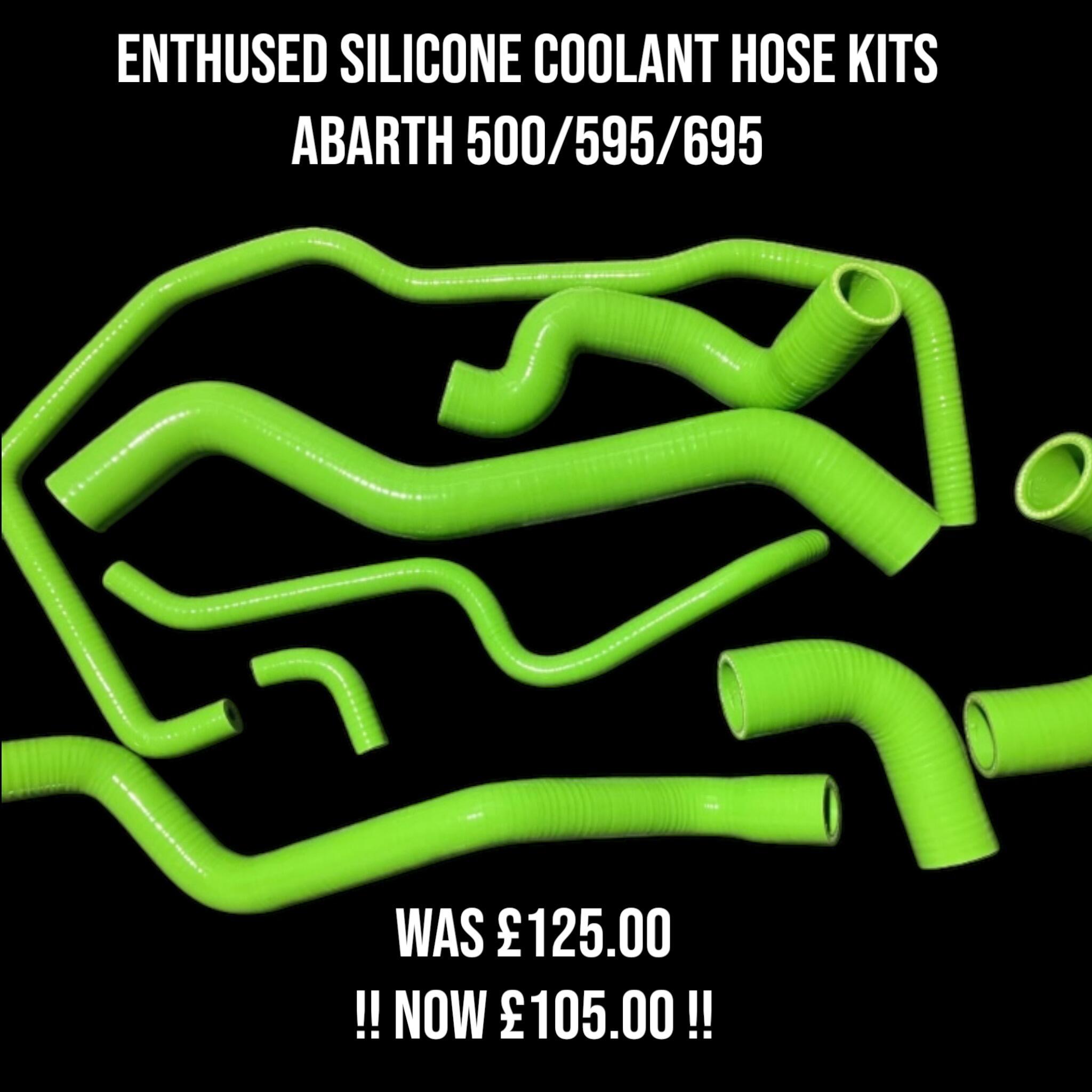 Enthused Tuning silicone coolant hose kit 500/595/695. Free Delivery!