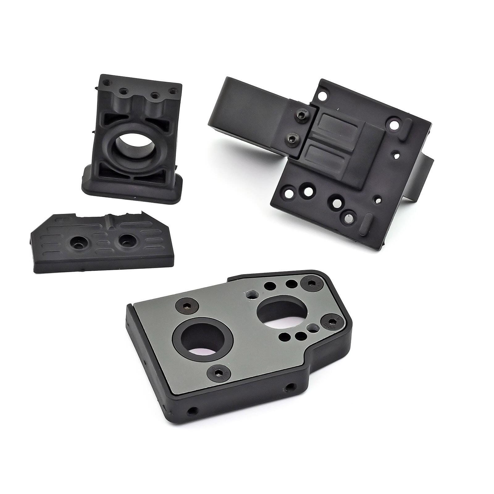 Team Corally Syncro Motor Mount & Plate Diff Bulkhead & Cover C-00180 ...