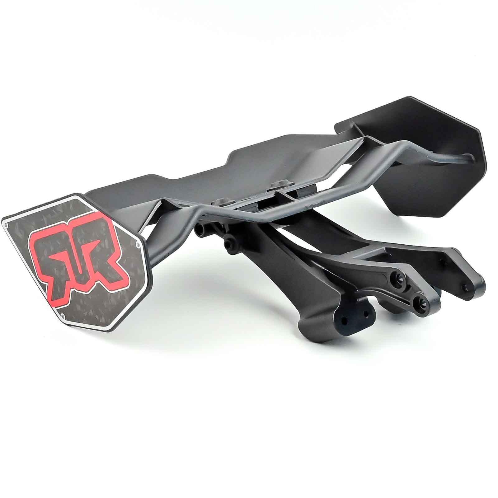 Arrma Kraton 6S Rear Wing 224mm & EXB Mount Red/Black Decals ARA320758 ...