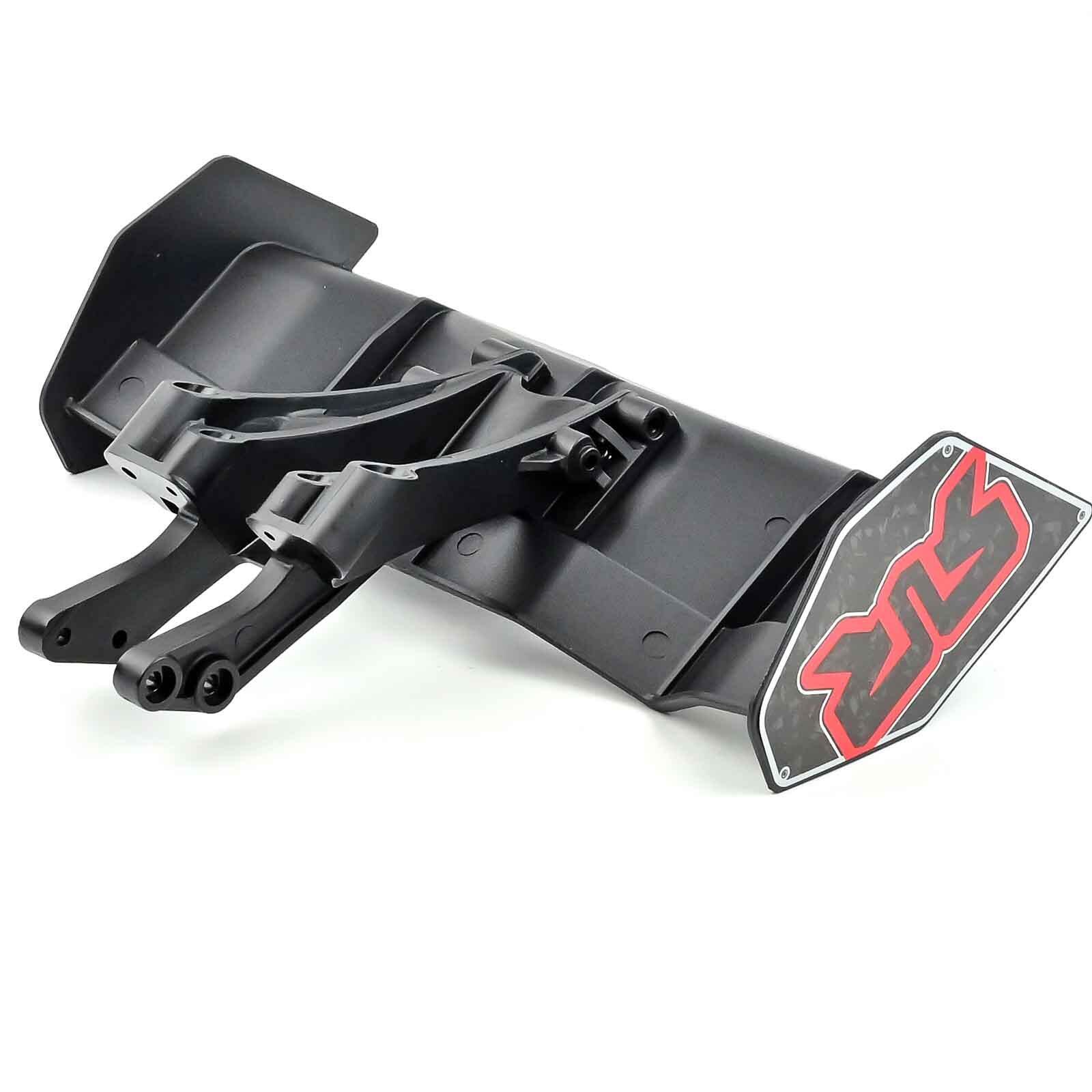 Arrma Kraton 6S Rear Wing 224mm & EXB Mount Red/Black Decals ARA320758 ...