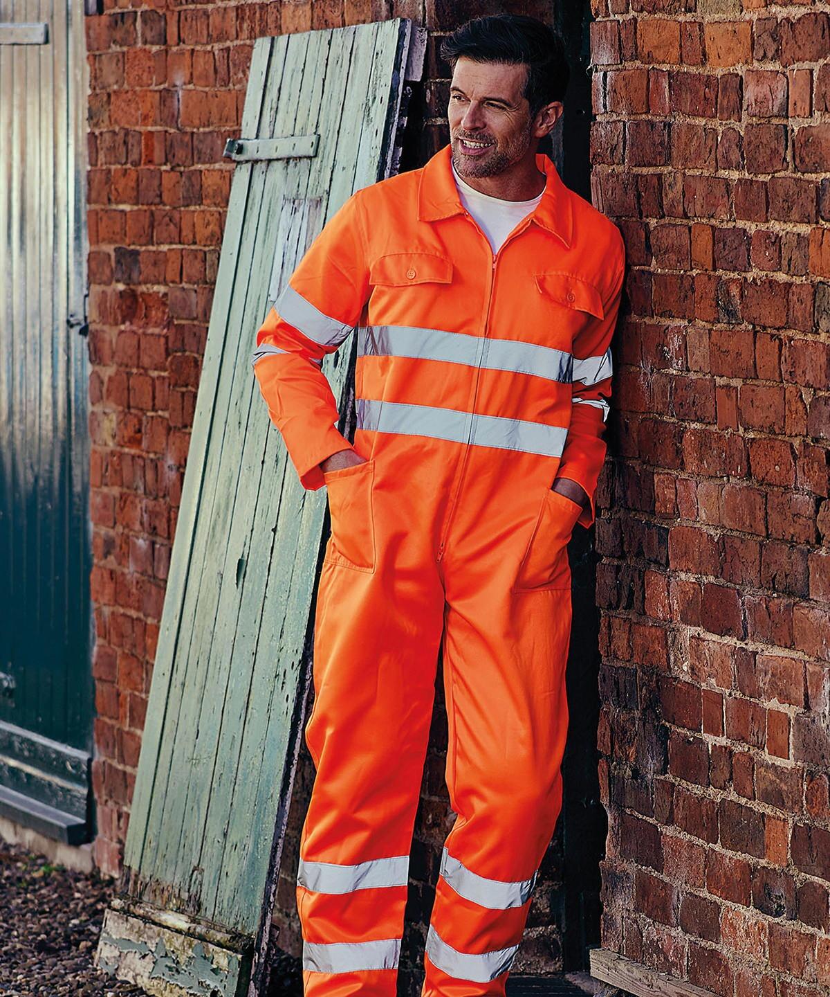 Hi-vis Polycotton Coverall