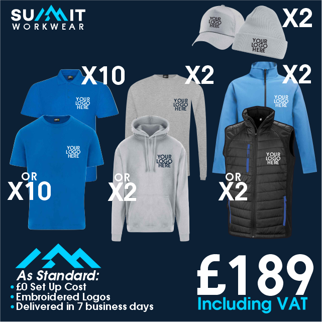 Custom Workwear Packages | Embroidered Uniforms | Summit Workwear