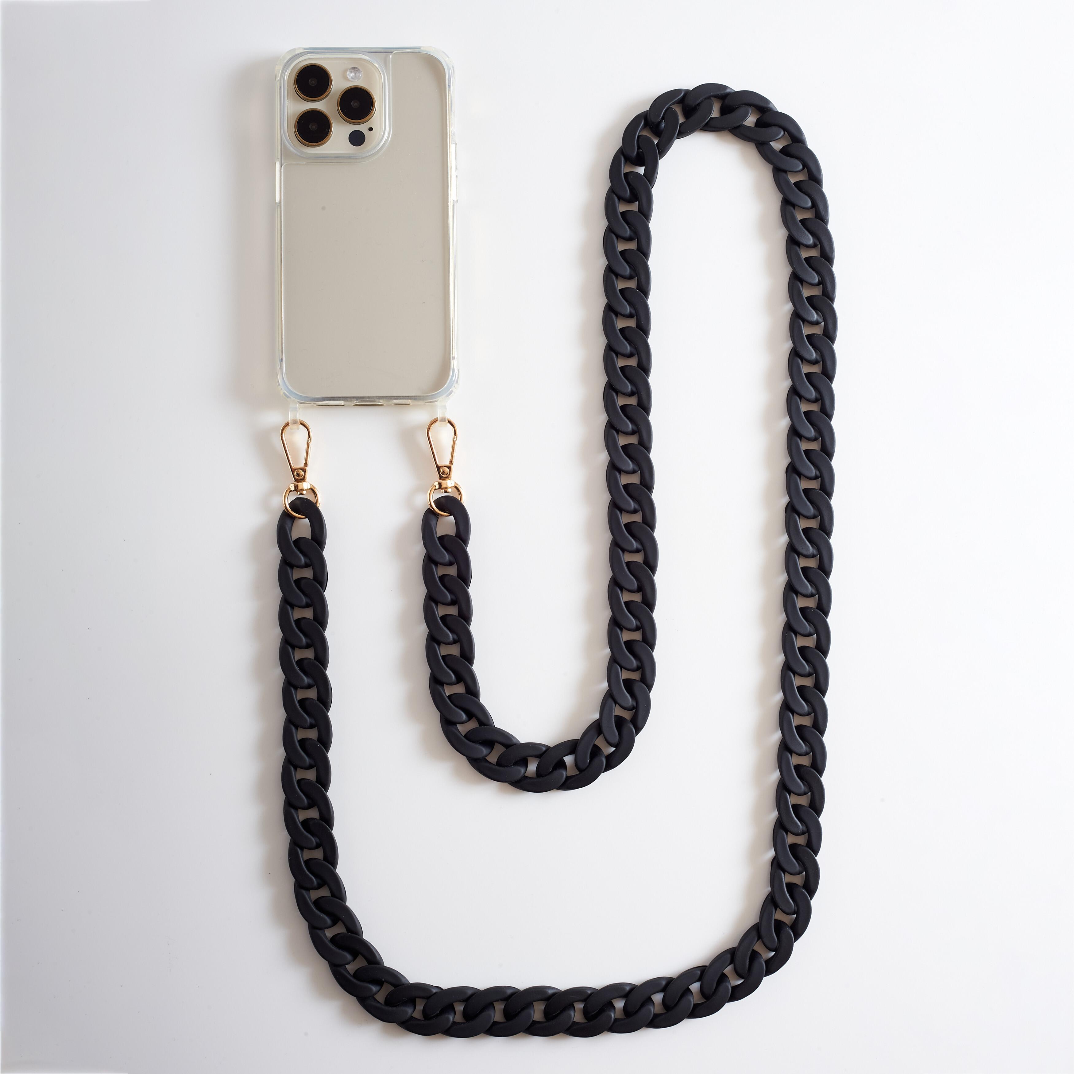 Phone Chain "Elissa" in Matte Black