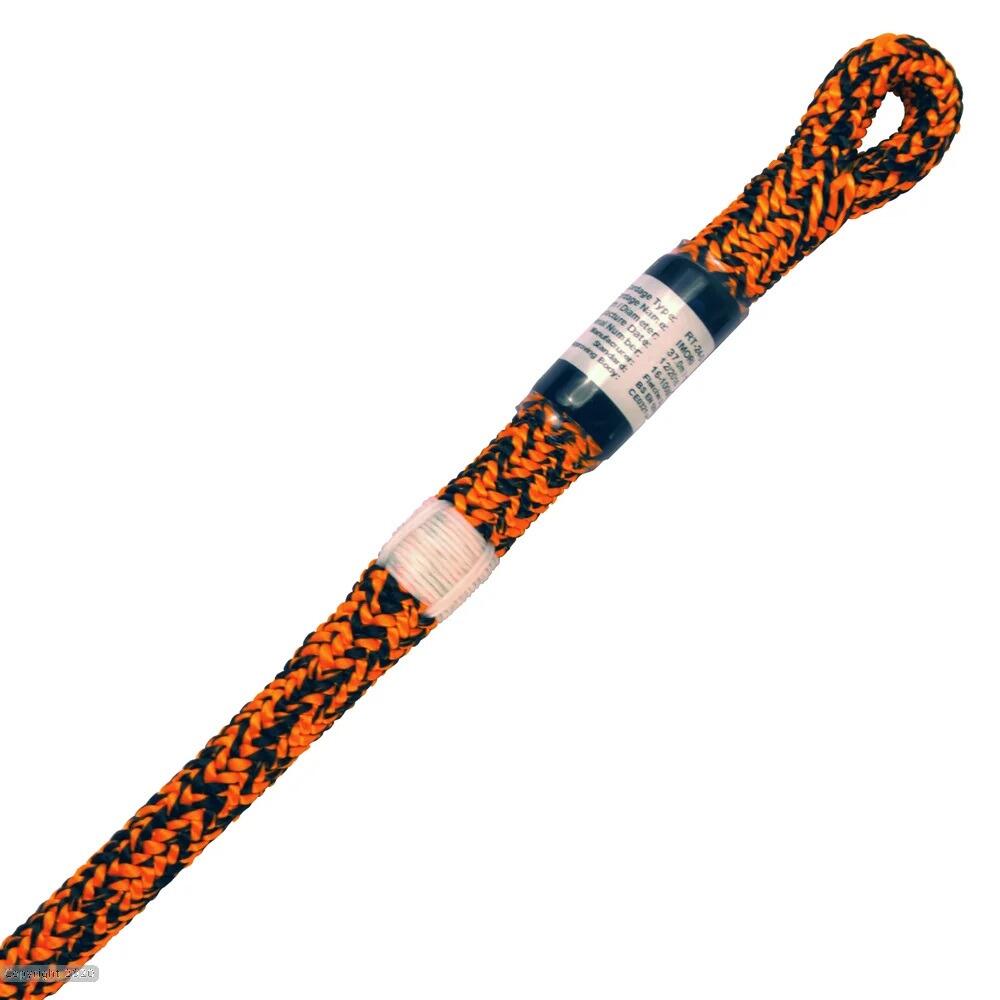 Yale XTC IMORI 12 mm Spliced-Eye Climbing Rope – 25 m, Taslanized Grip ...