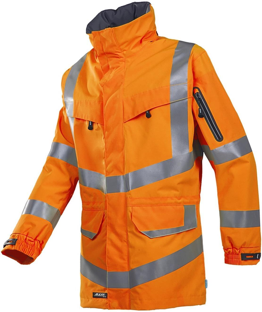 Sioen Mildura 703 Hi-Vis Rain Jacket – Class 3 Waterproof Parka