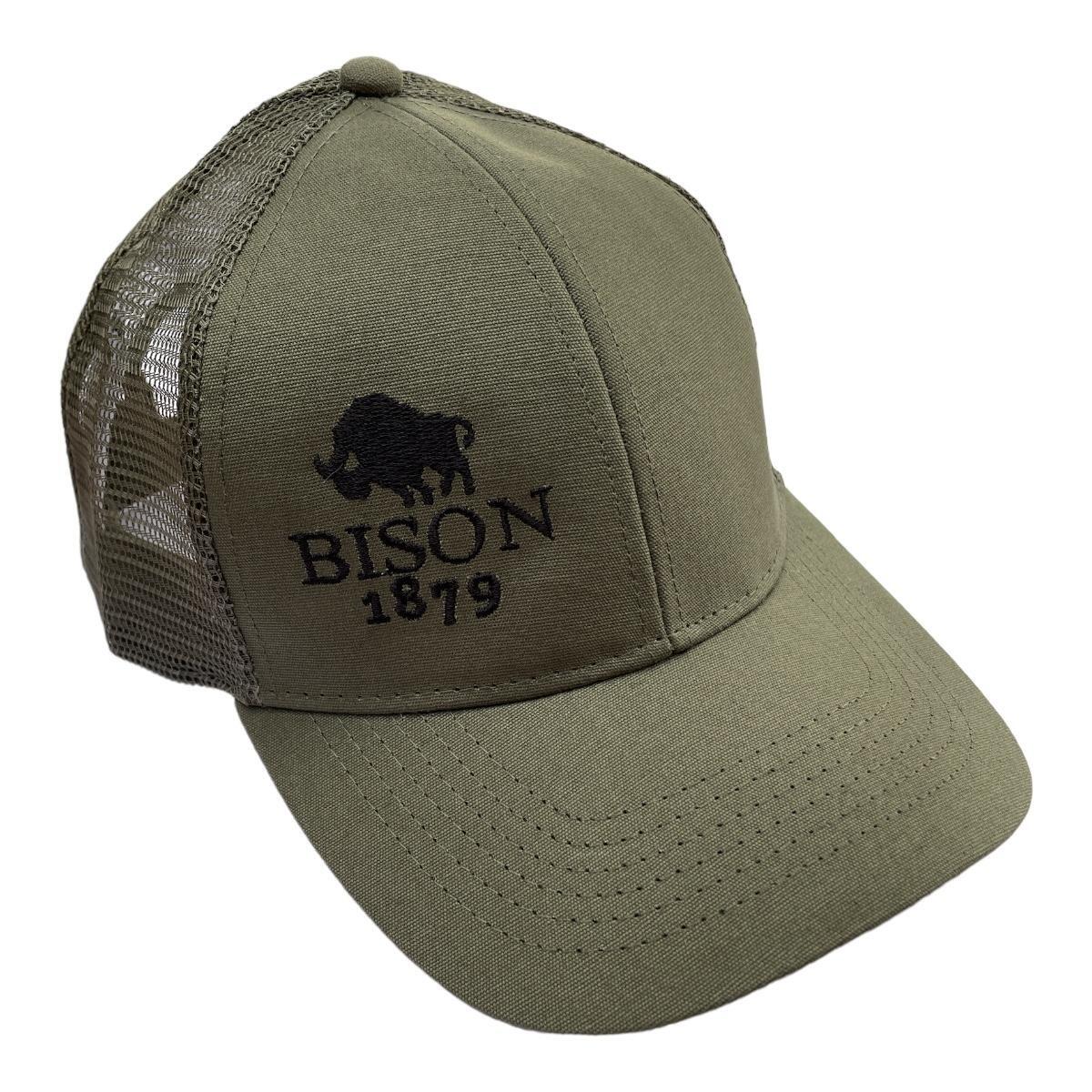 Bison 1879 Organic Cotton Trucker Cap – Olive