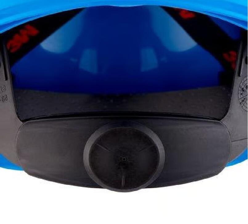 3M Blue Vented Safety Helmet with Ratchet Harness