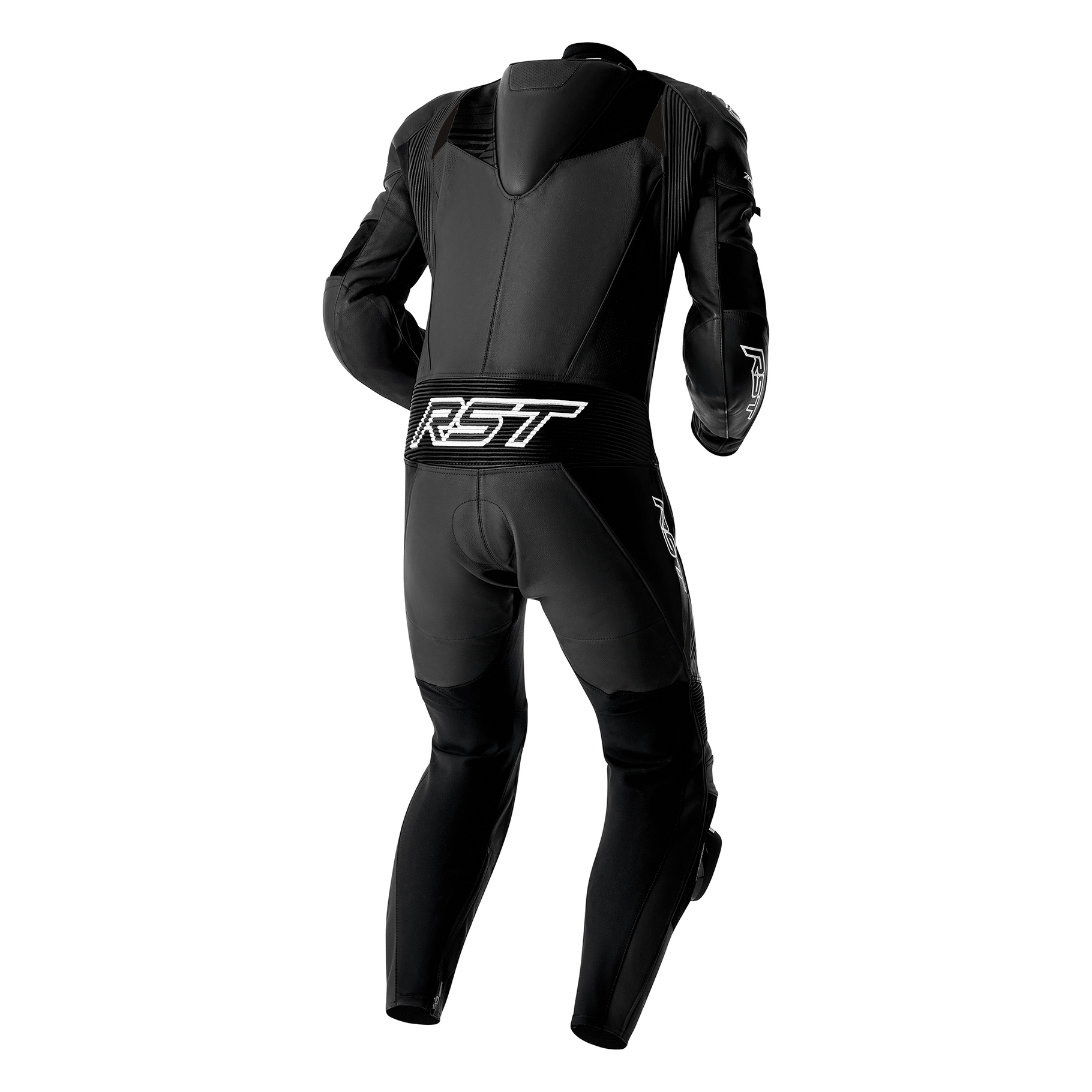 2026 RST One Piece Tractech Evo D30 Motorcycle Leather Suit 3634 White