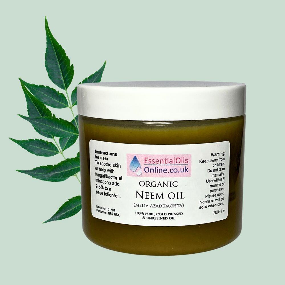 Organic Neem Carrier Oil