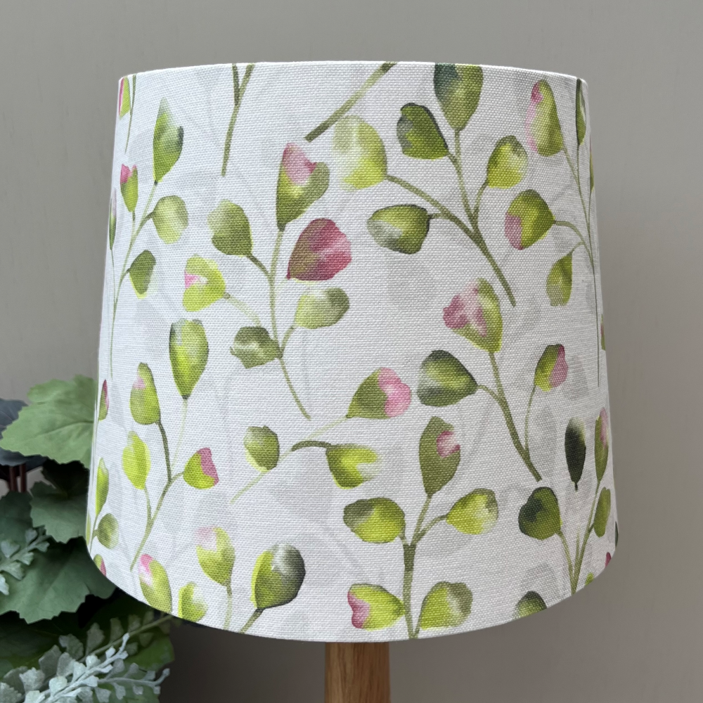 Green and Pink | Floral | Tapered Lampshades for a Table Lamp