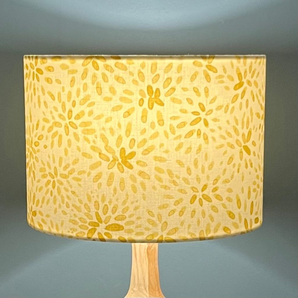Yellow | Abstract Patterned | Drum Lampshades