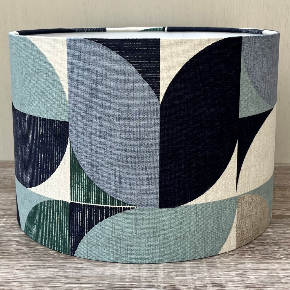 Easy Fit | Blue | Retro Style Lampshades