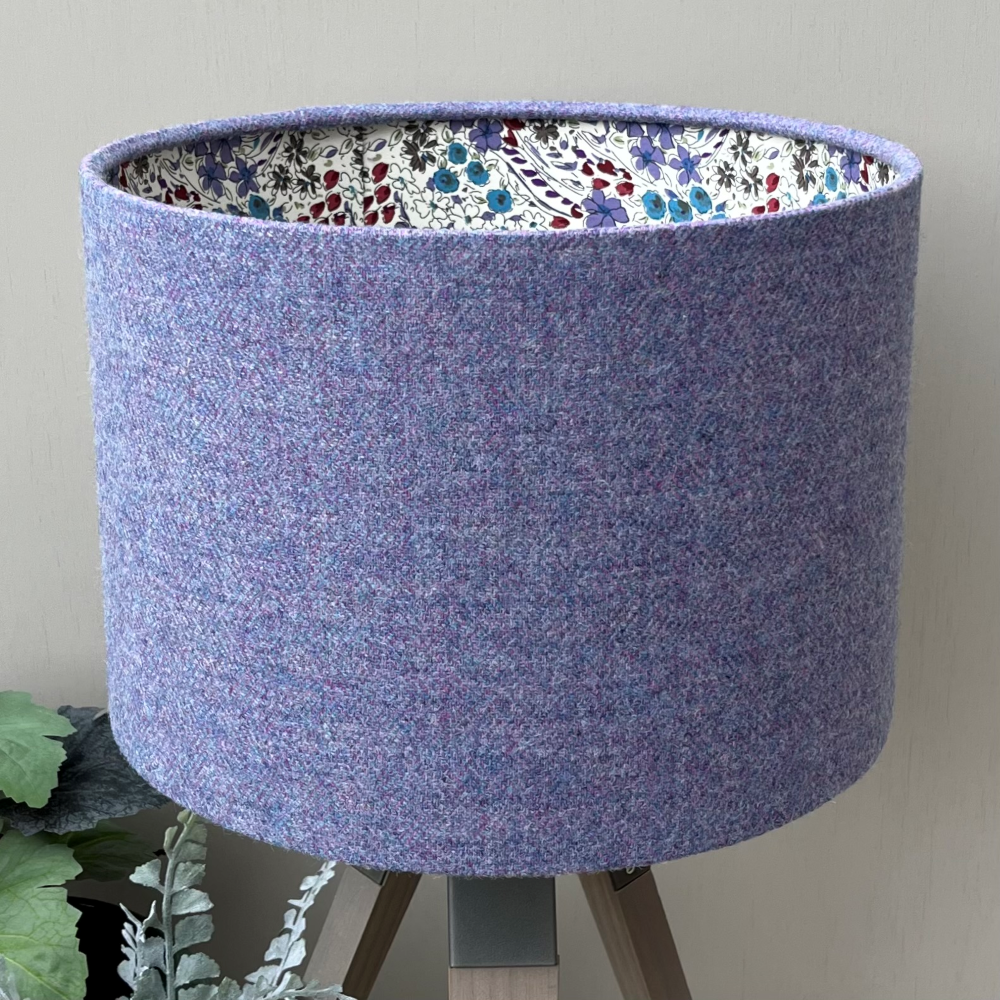 Easy Fit | Purple Tweed | Ditsy Flowers Lampshade