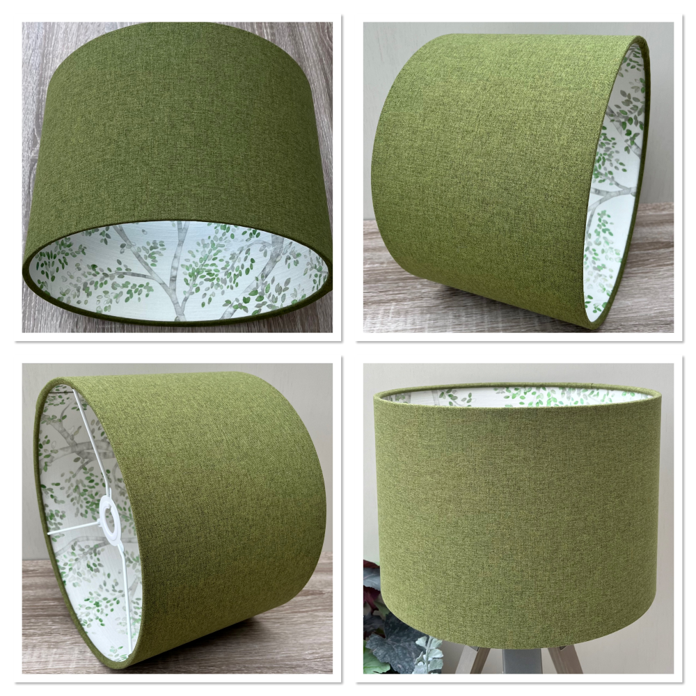 Green | Woodland Trees | Double Sided Lampshades