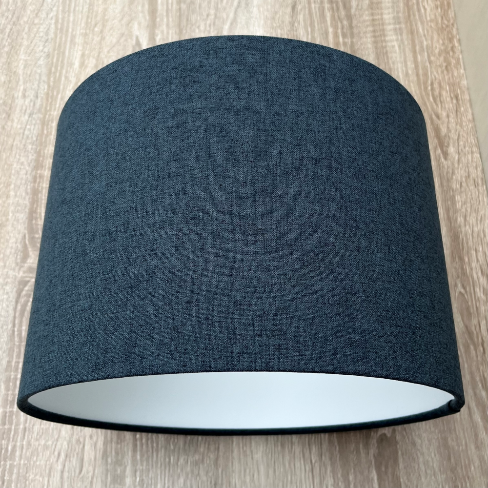 Navy Blue | Easy Fit | Plain Drum Lampshade