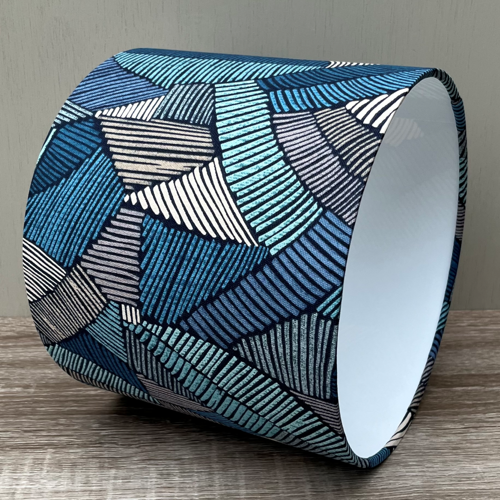 Blue | Contemporary | Patterned Lampshades