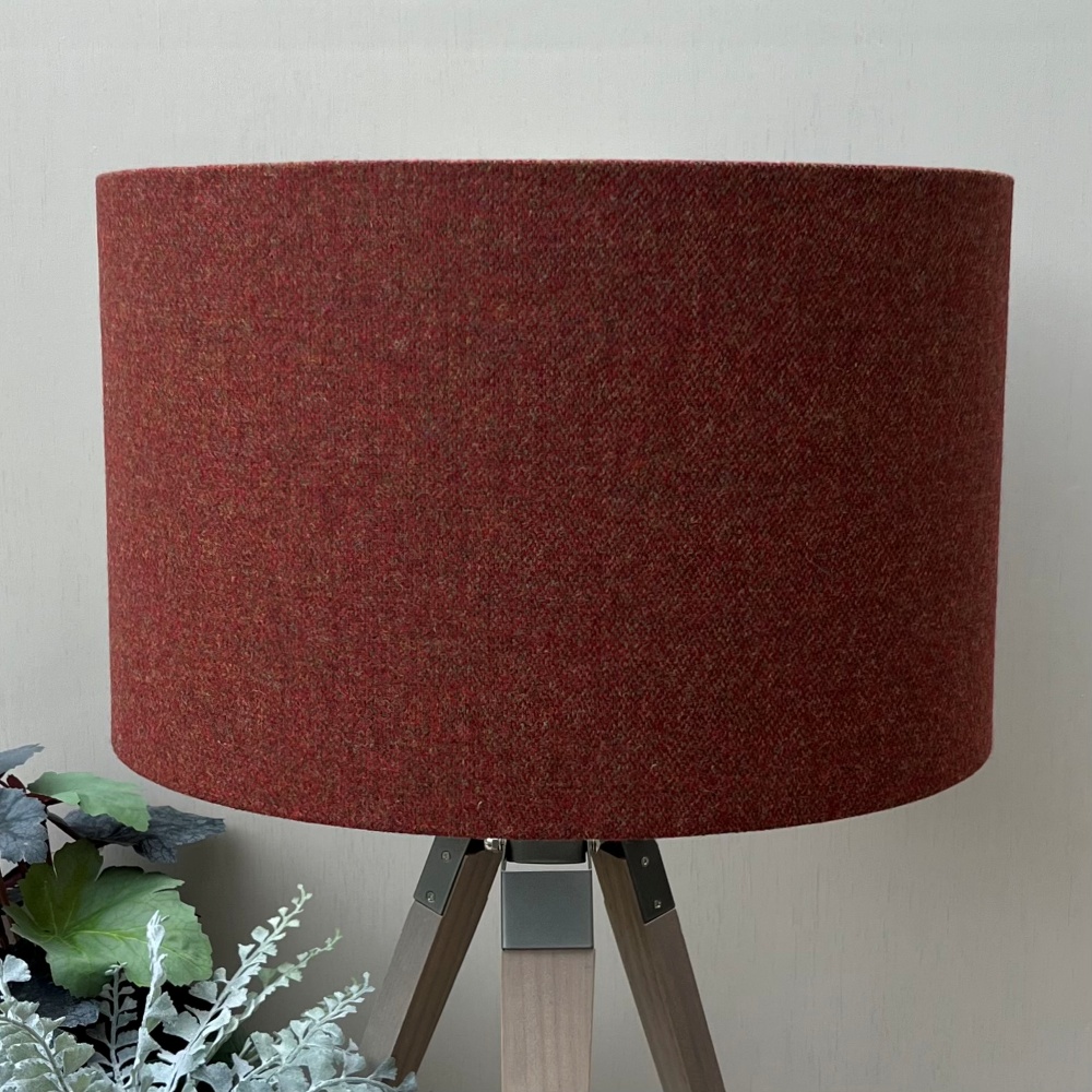 William Morris | Red Tweed Lampshade