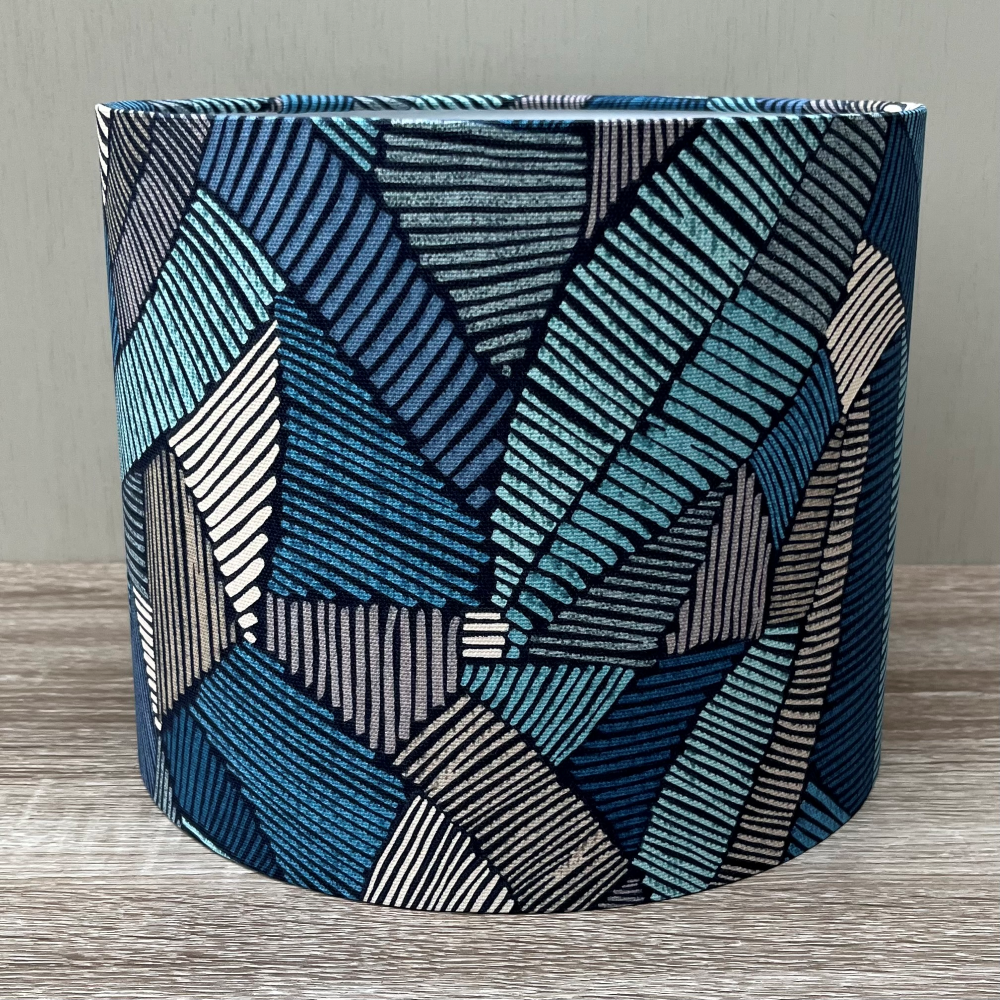 Blue | Contemporary | Patterned Lampshades