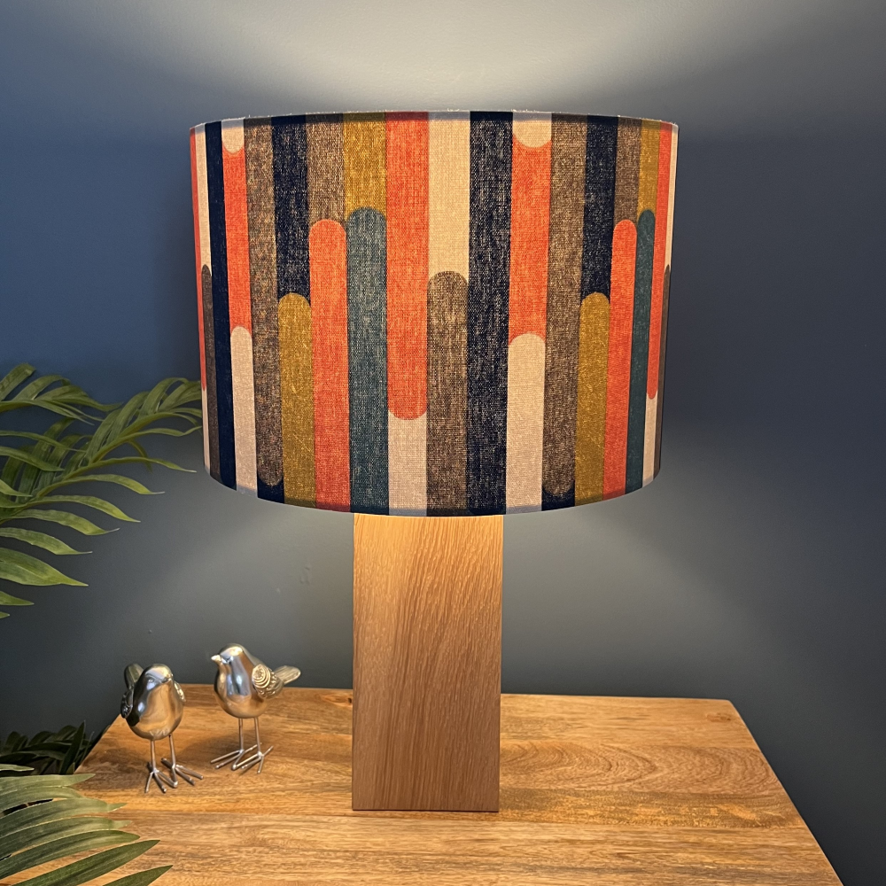Retro Orange | Geometric Lampshades