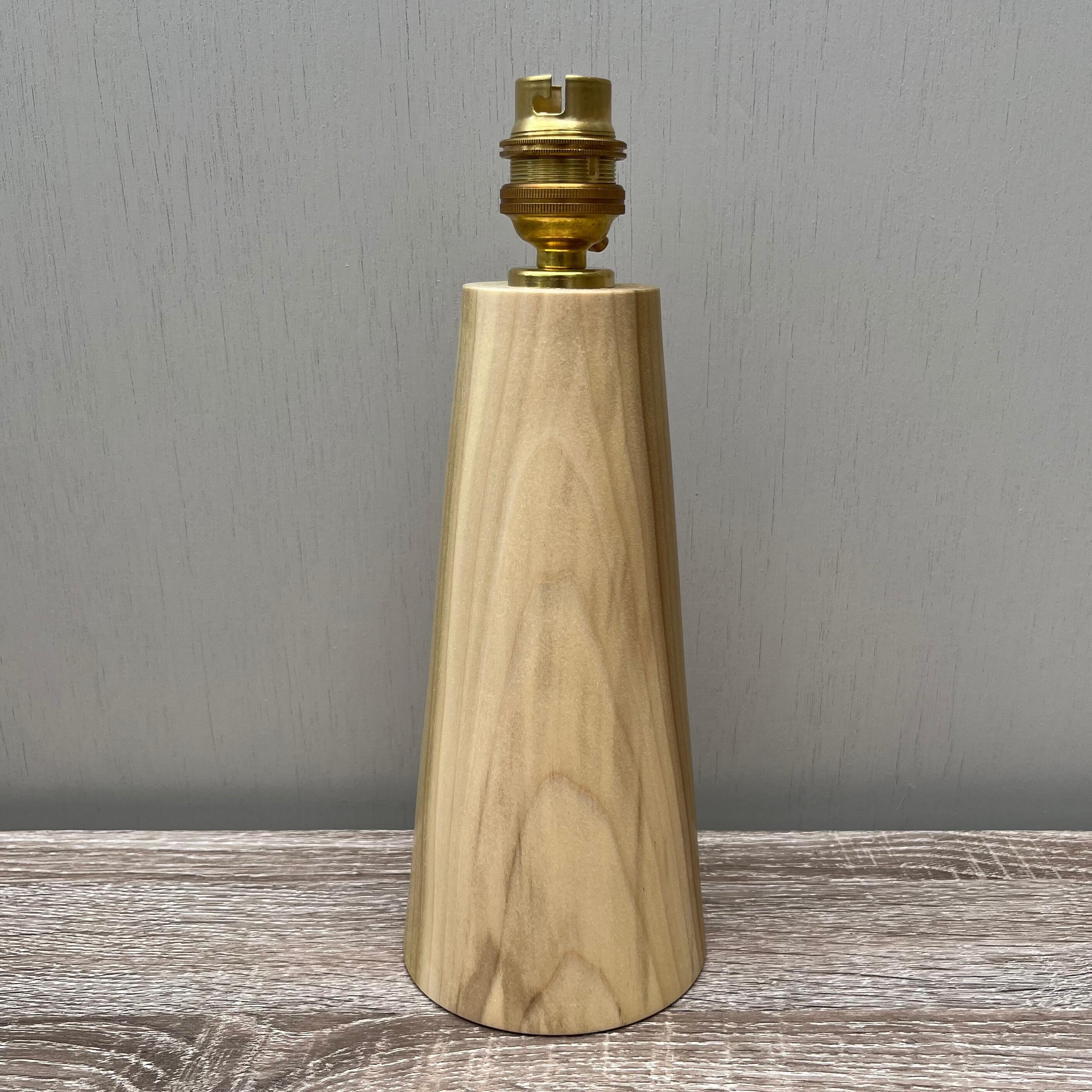 Tulip Wood | Small Cone | Wooden Table Lamp