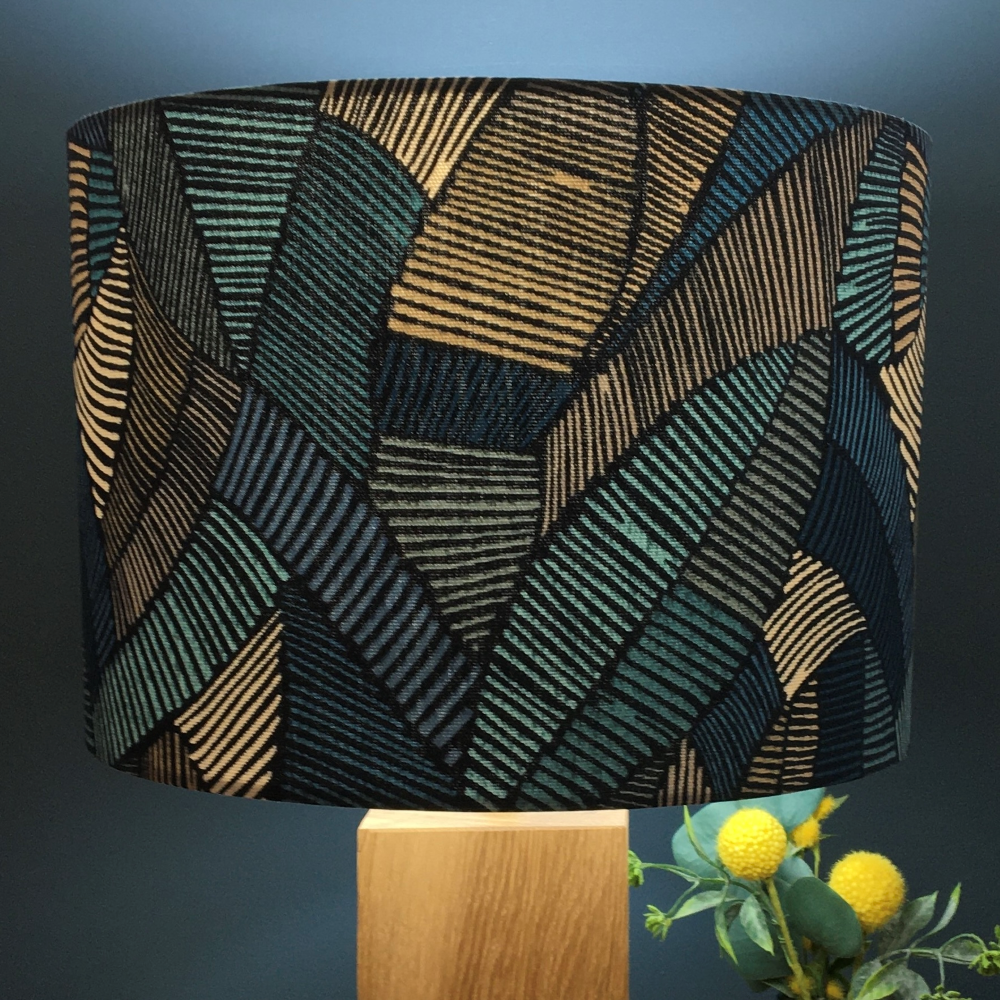 Blue | Contemporary | Patterned Lampshades