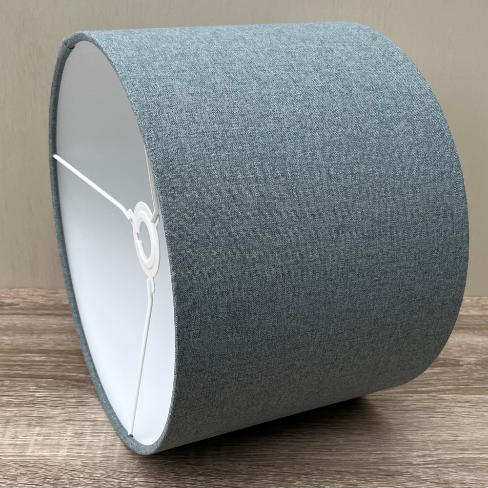 Clarke & Clarke | Highlander Slate Grey | Plain Lampshades