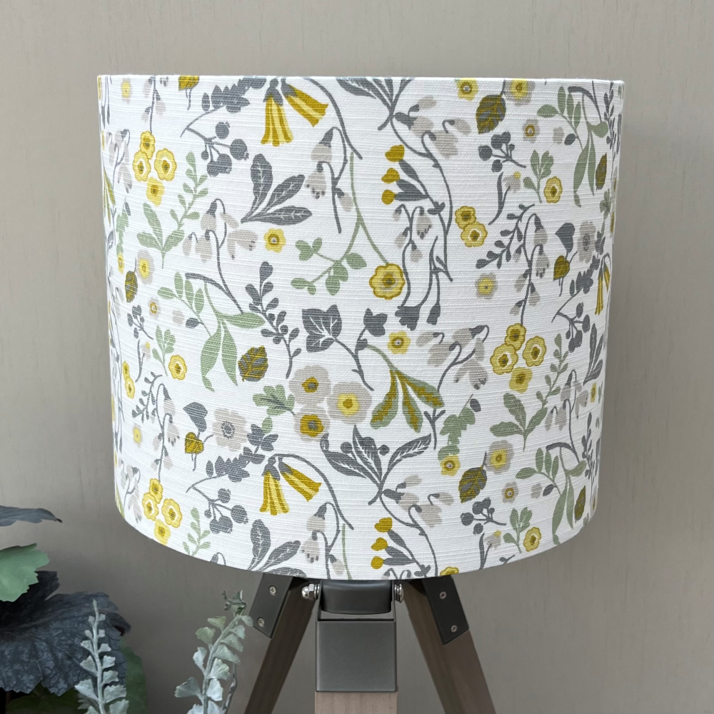 yellow and grey lamp