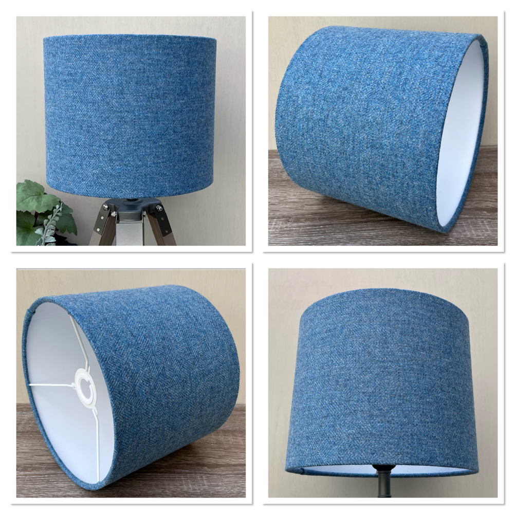 Blue Lamp Shade For Table and Floor Lamps | Eve Scott Lighting