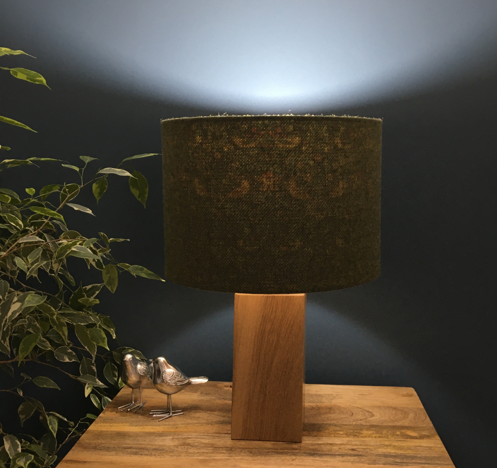 William Morris - Strawberry Thief | Green Tweed Lampshades