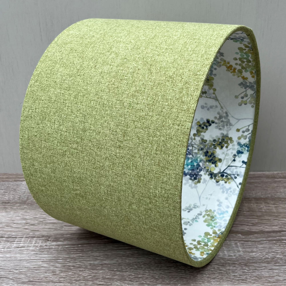 Double Sided Lamp Shade | Pattern Lined Lampshade | Eve Scott Lighting