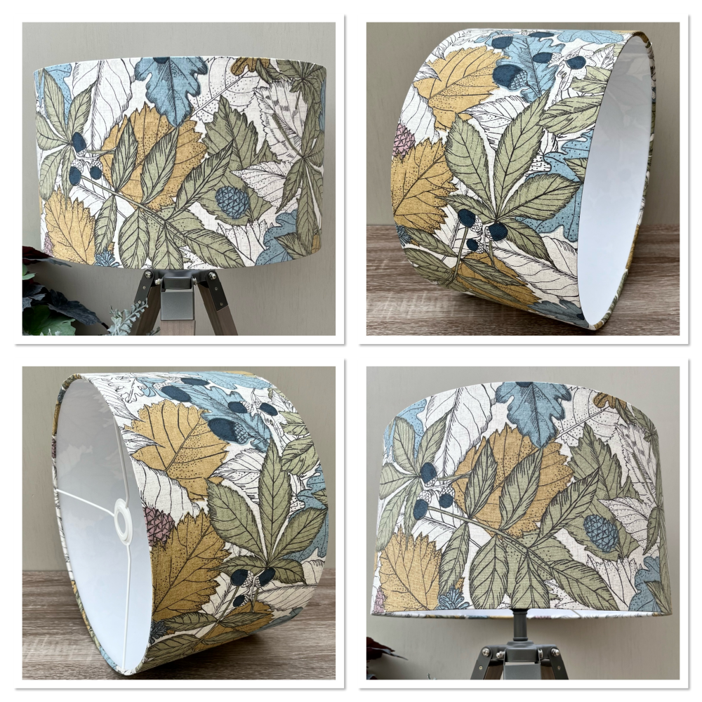 Easy Fit | Green and Blue | Botanical Lampshades