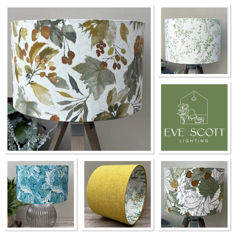Botanical Table Lamp Shade┃Refresh Your Living Space┃Eve Scott Lighting