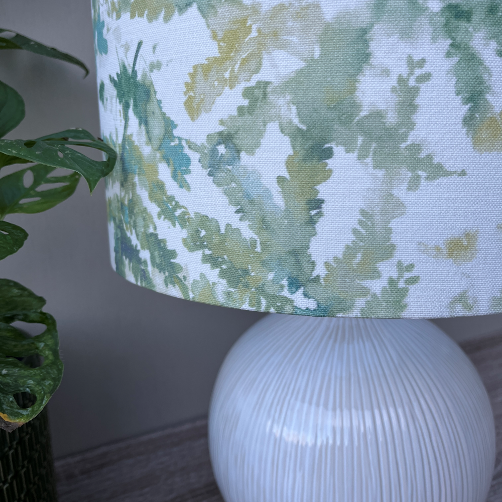 Green Botanical Leaves | Table Lamp Shades