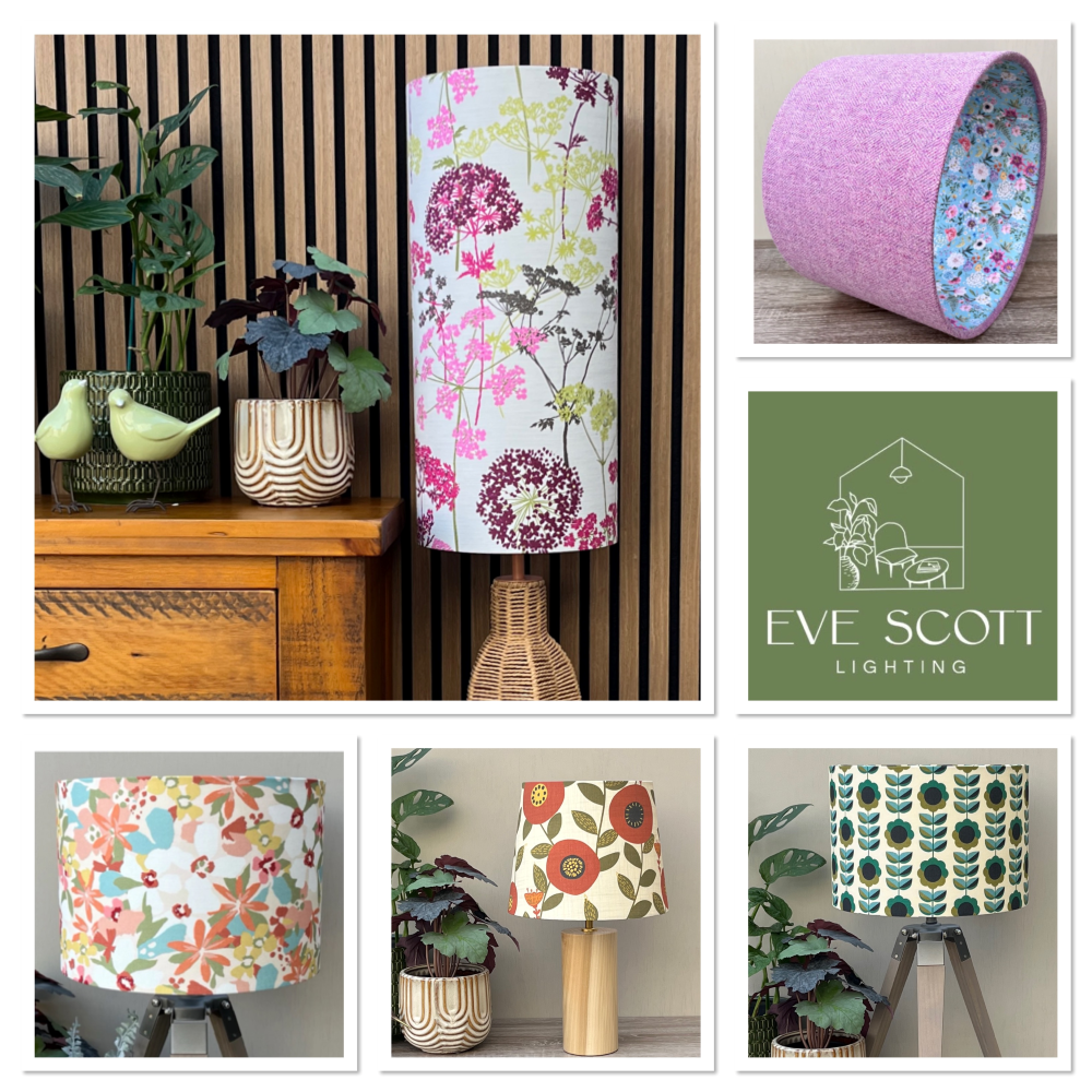 Floral Lamp Shade┃Brighten Your Space┃Eve Scott Lighting